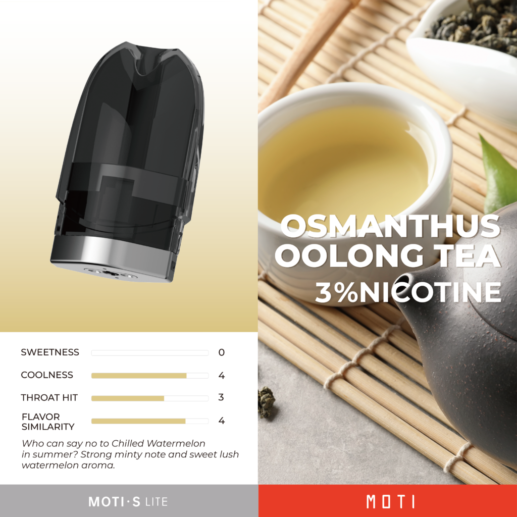 澳洲moti烟弹Osmanthus-Oolong-Tea-桂语茶香 - RELX澳洲电子烟闪送