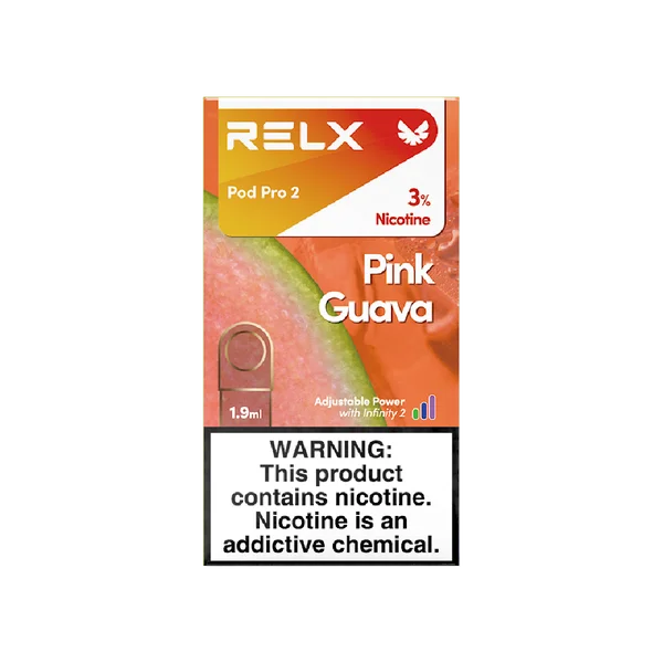 Relx Pod Pro2 – Pink Guava 悦刻六代烟弹番石榴 - RELX澳洲电子烟闪送