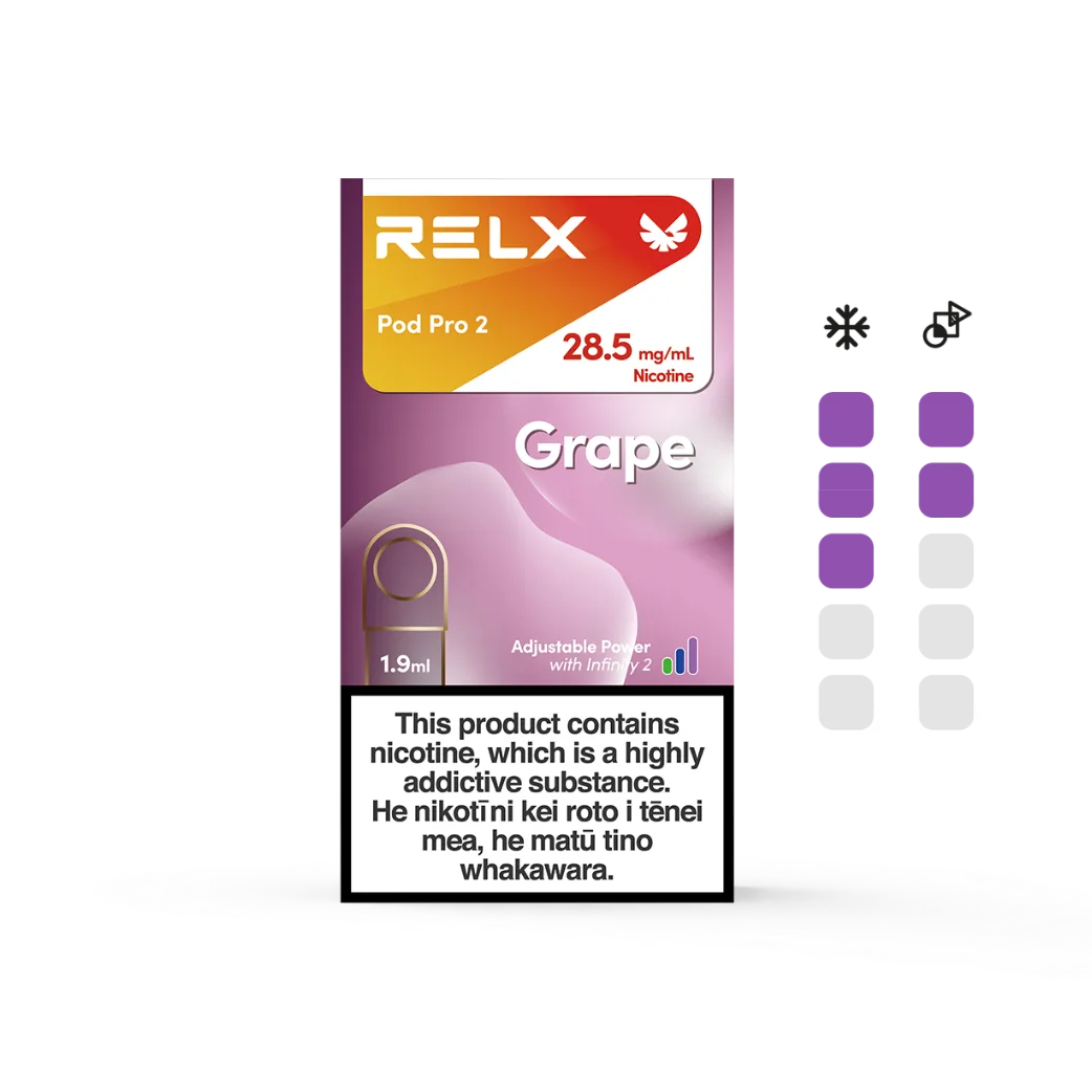 Relx Pod Pro2 – Grape 悦刻六代烟弹紫葡萄 - RELX澳洲电子烟闪送